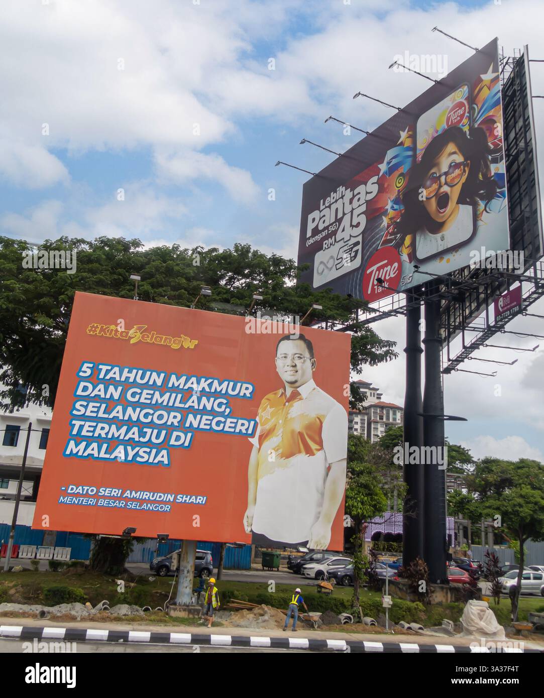 billboard in Kuala Lumpur, Malaysia, advertising the "5 Years of ...