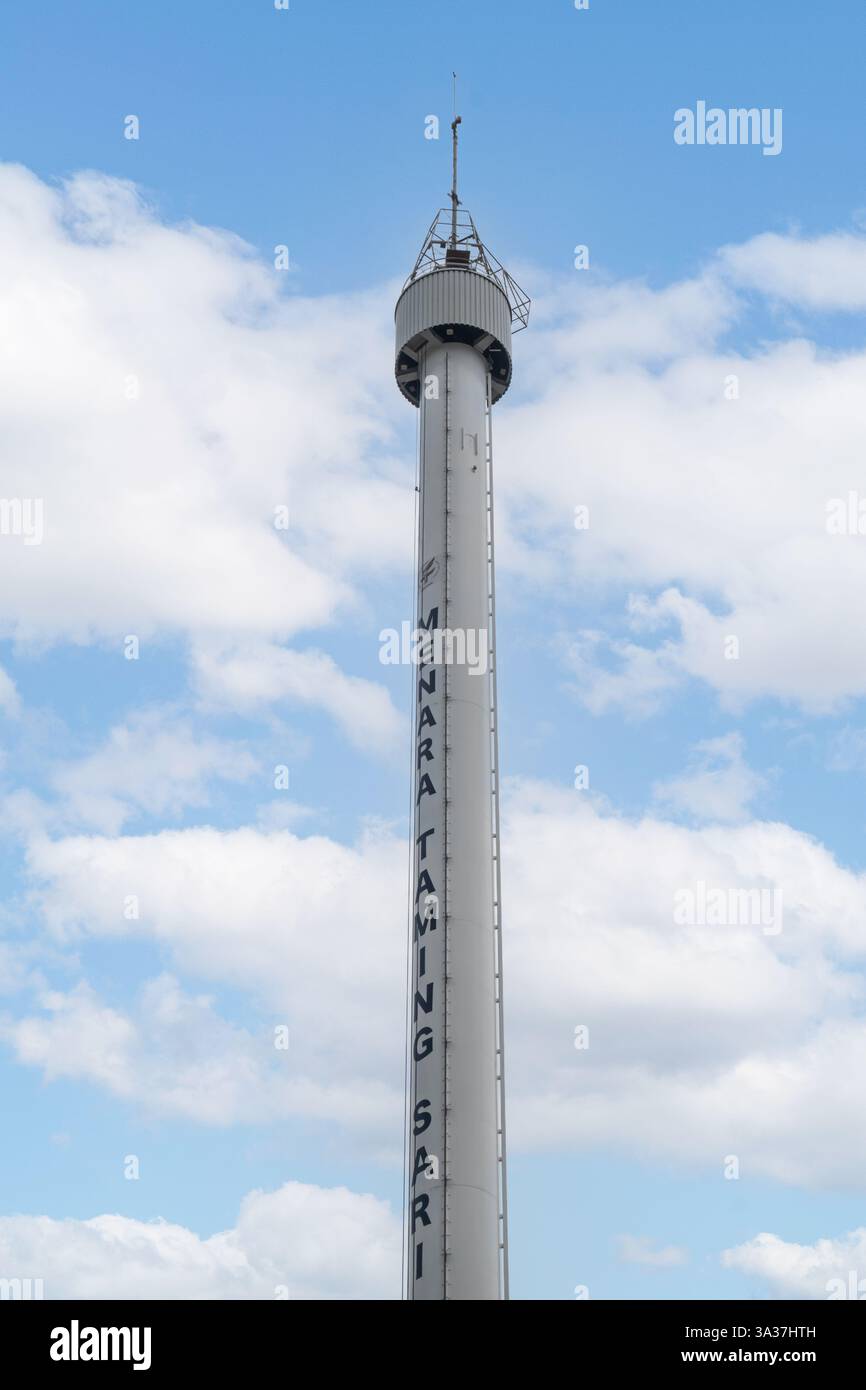 Taming Sari Tower is a 24-story, 110-meter-tall gyro tower in Malacca ...