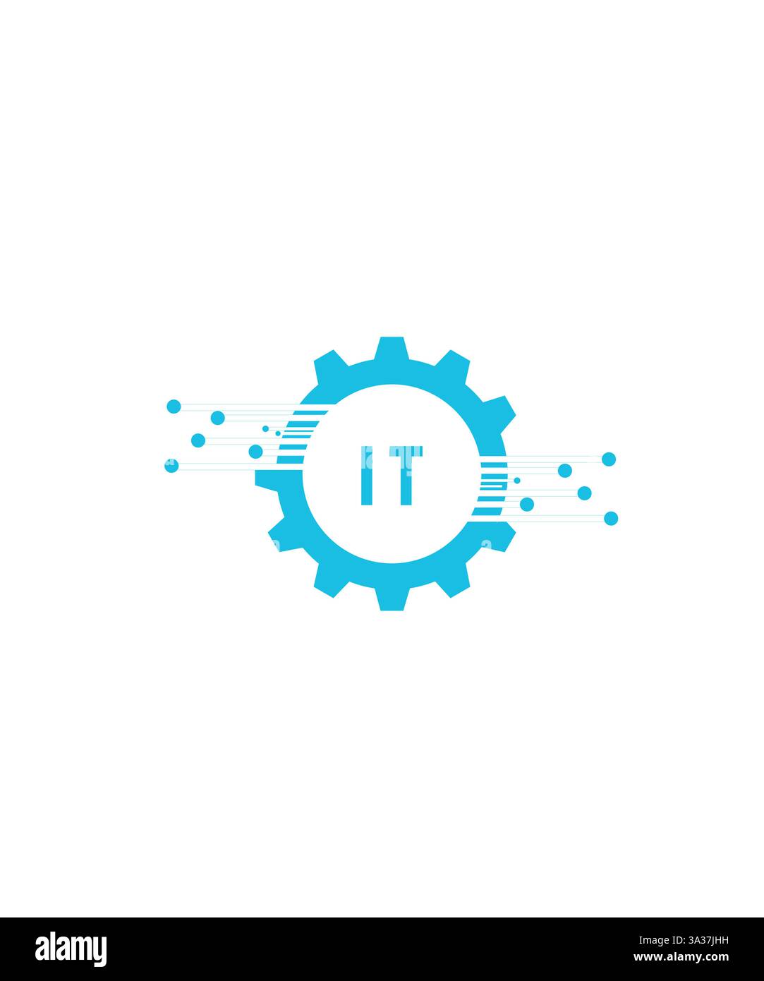 Blue technology design circle Stock Vector Images - Alamy