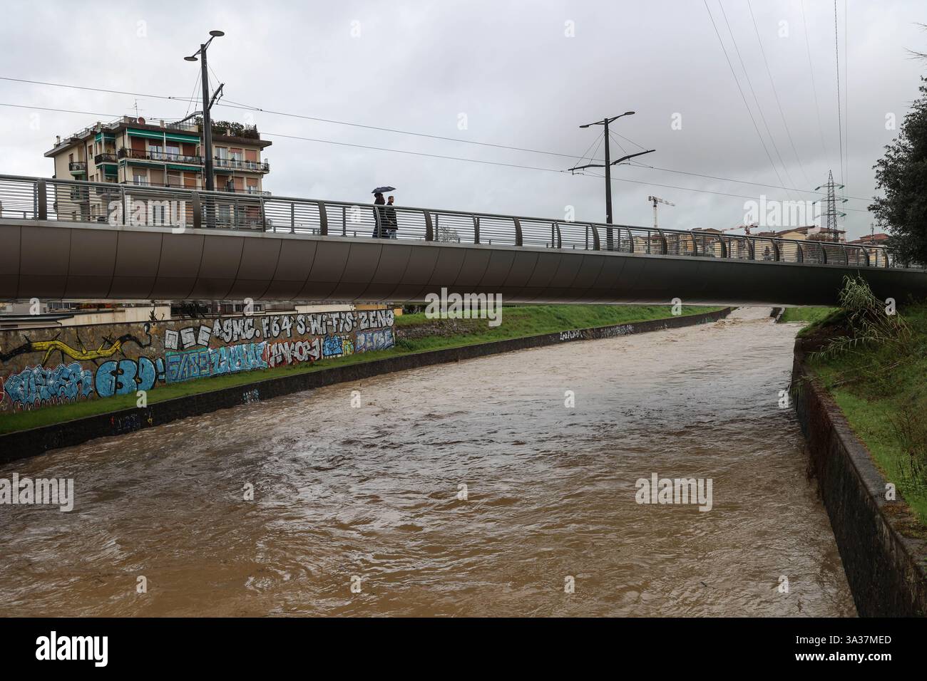 Florence, Italy. 14th Mar, 2025. Florence, Bad Weather, Weather Alert ...