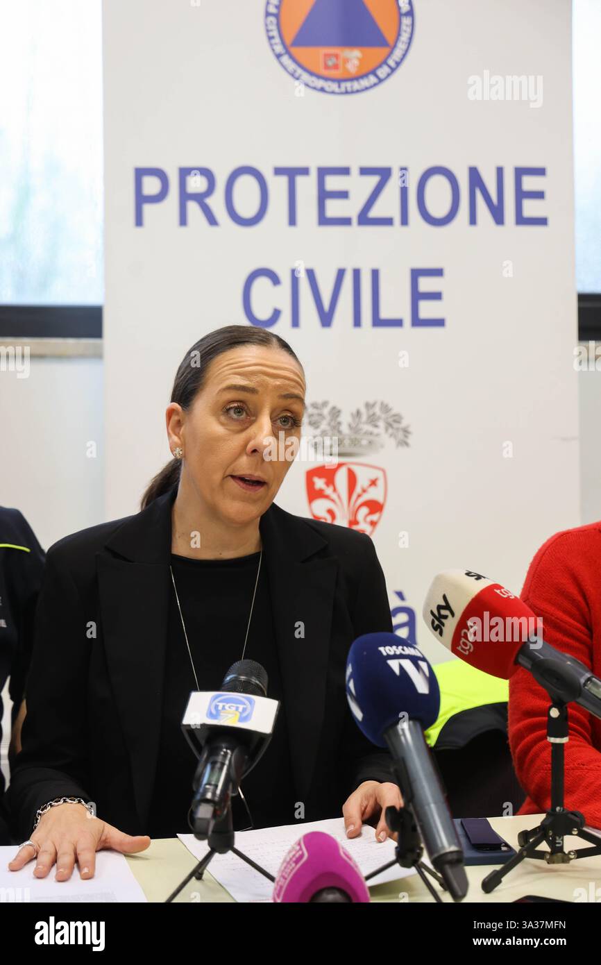 Florence, Italy. 14th Mar, 2025. Florence, Bad Weather, Weather Alert ...