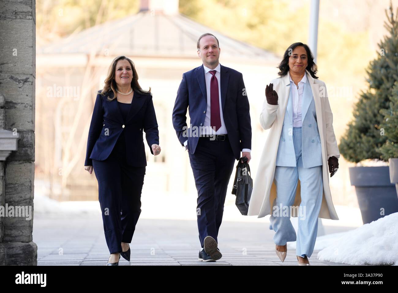 Chrystia Freeland, left to right, Nathaniel Erskine-Smith and Anita ...