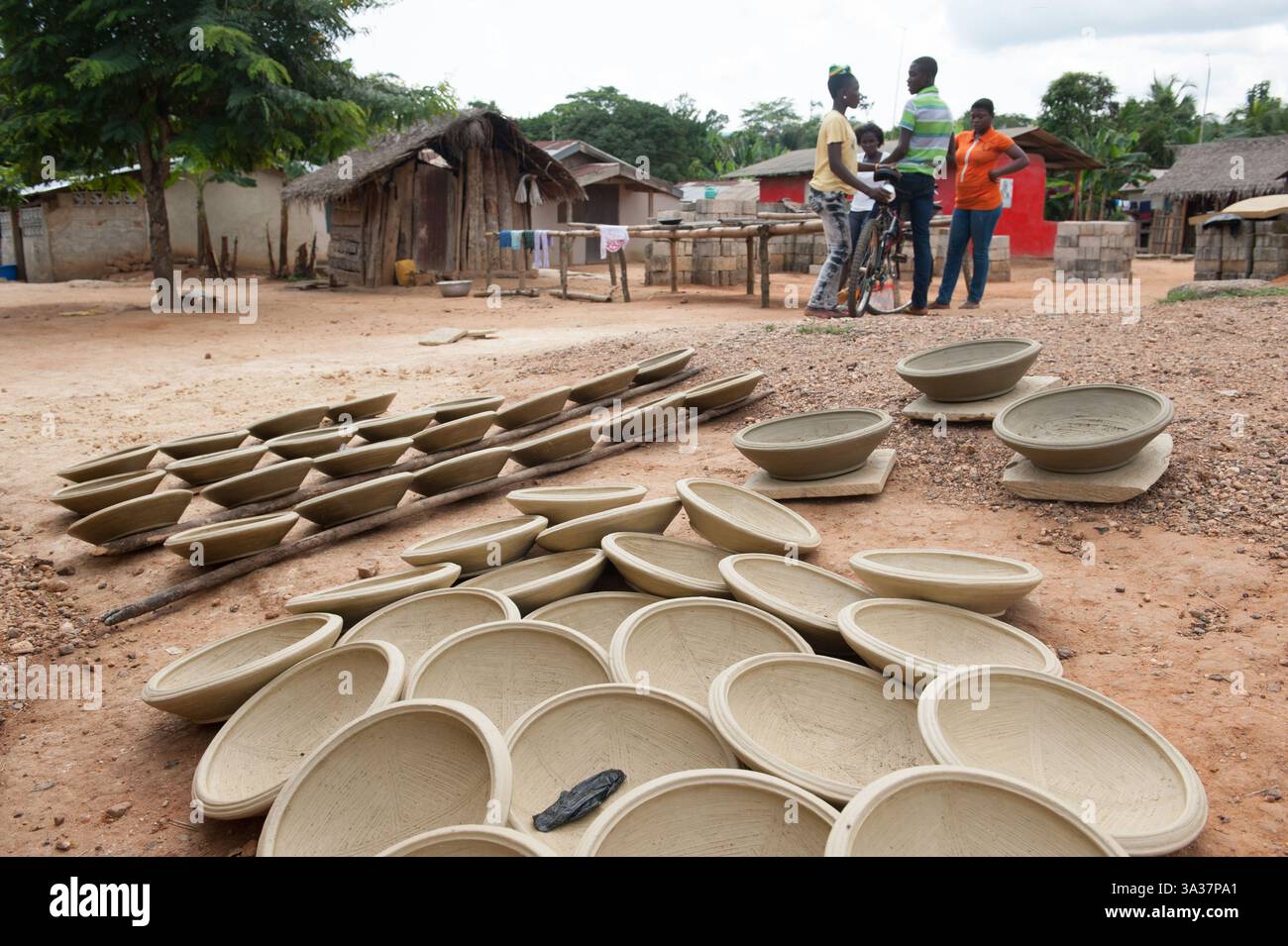 Aug. 17, 2013 - Ghana - Pottery (Credit Image: © Lou Jones/ZUMA Wire ...