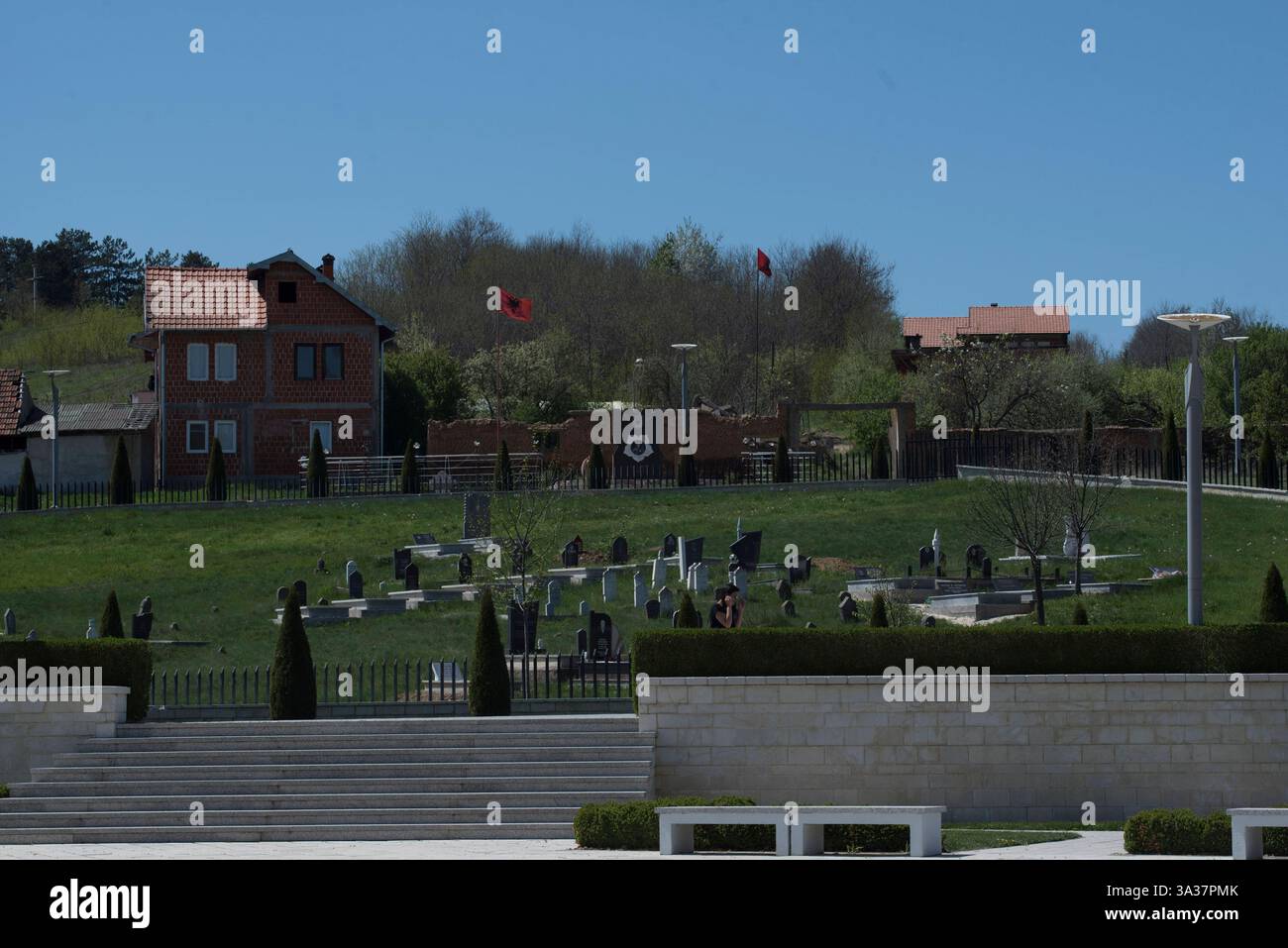 kosovo uck armee in Prekaz Kosovo The Prekaz massacre in kosovo Stock ...