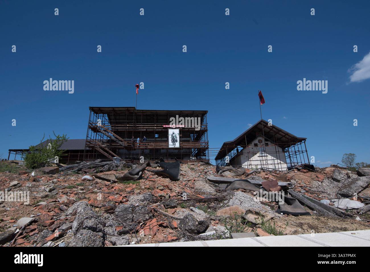 kosovo uck armee in Prekaz Kosovo The Prekaz massacre in kosovo Stock ...