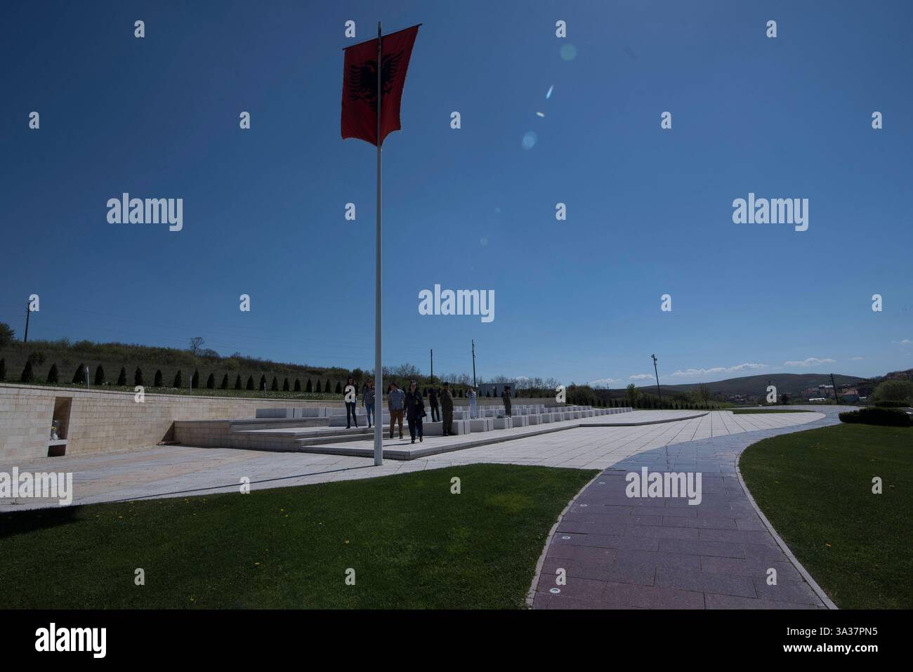 kosovo uck armee in Prekaz Kosovo The Prekaz massacre in kosovo Stock ...