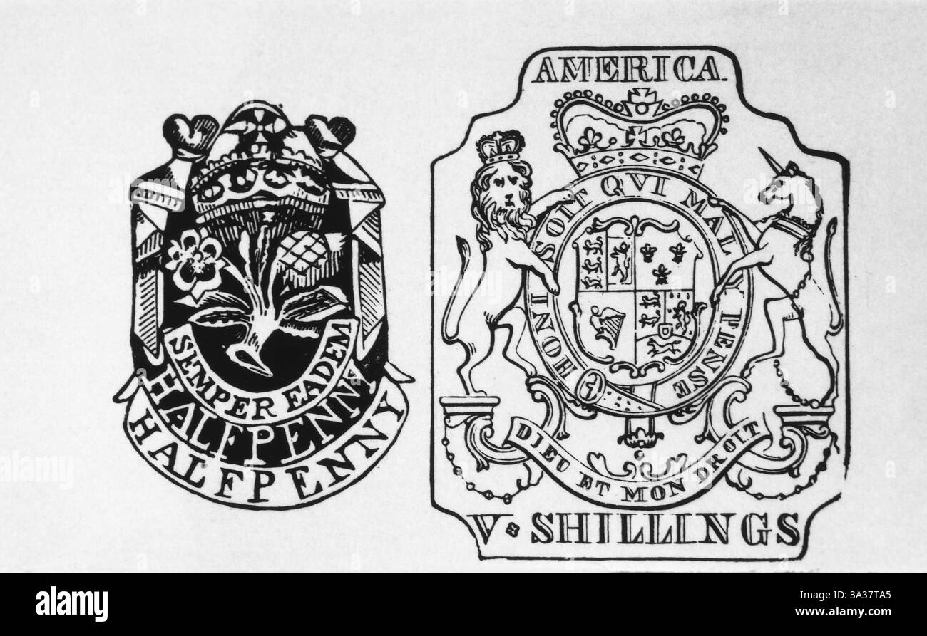 Stamp act 1765 hi-res stock photography and images - Alamy