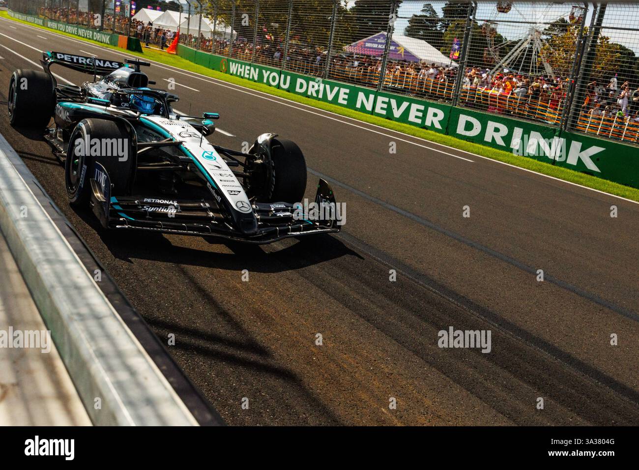 Melbourne, Australia. 14th Mar, 2025. George Russell of Great Britain ...