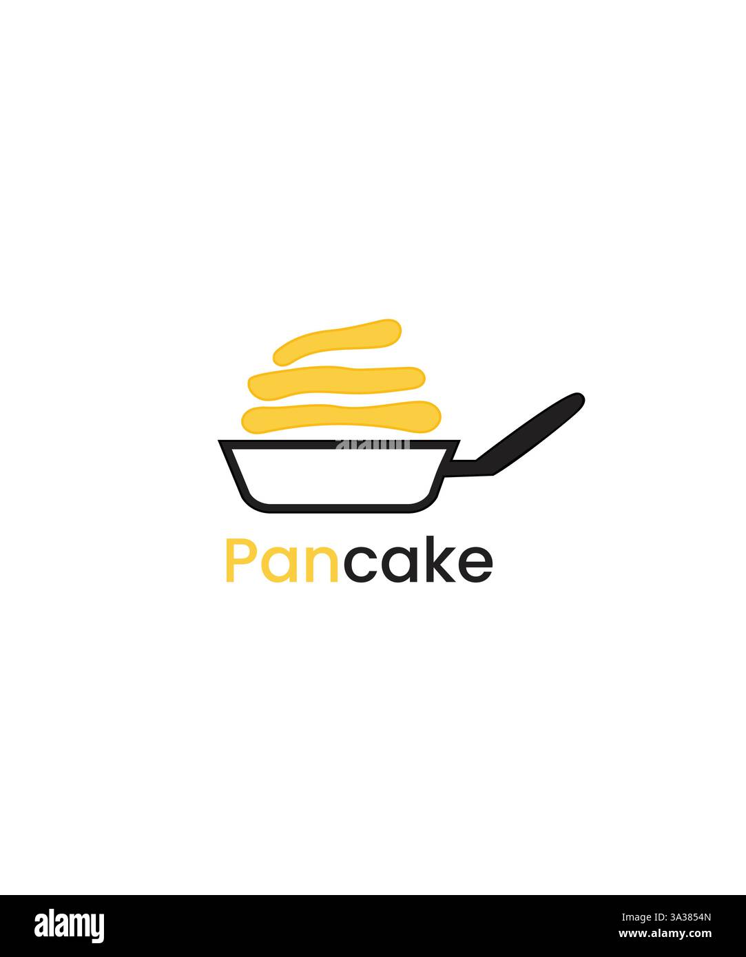 Pancake logo design vector, bakery logo, pancake shop logo Stock Vector ...