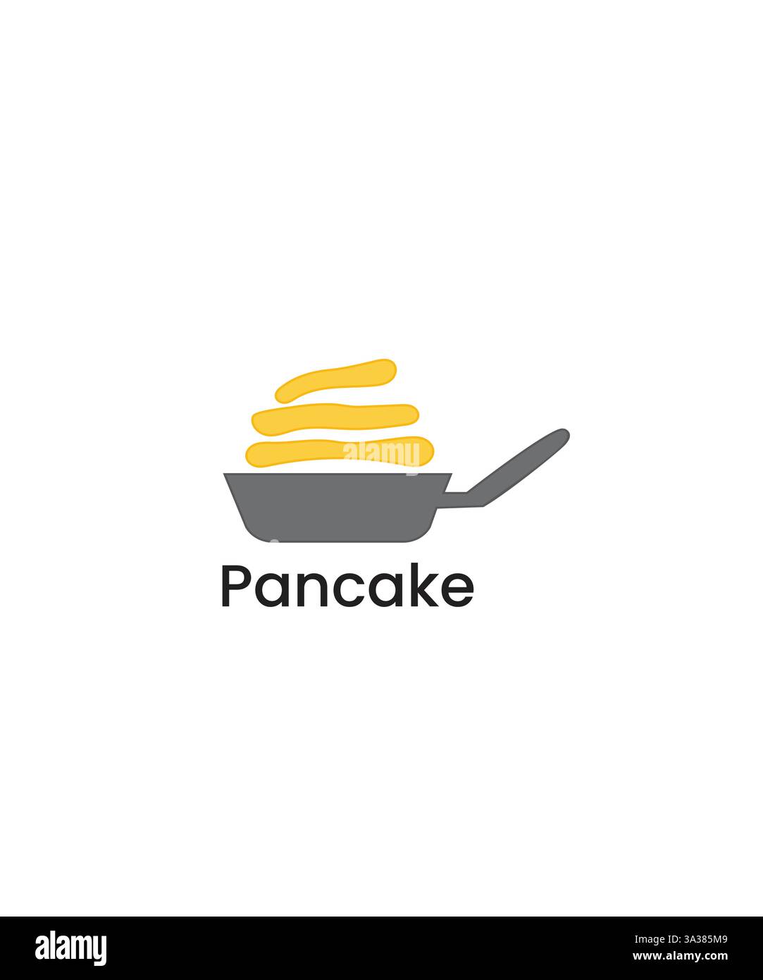 Pancake logo design vector, bakery logo, pancake shop logo Stock Vector ...