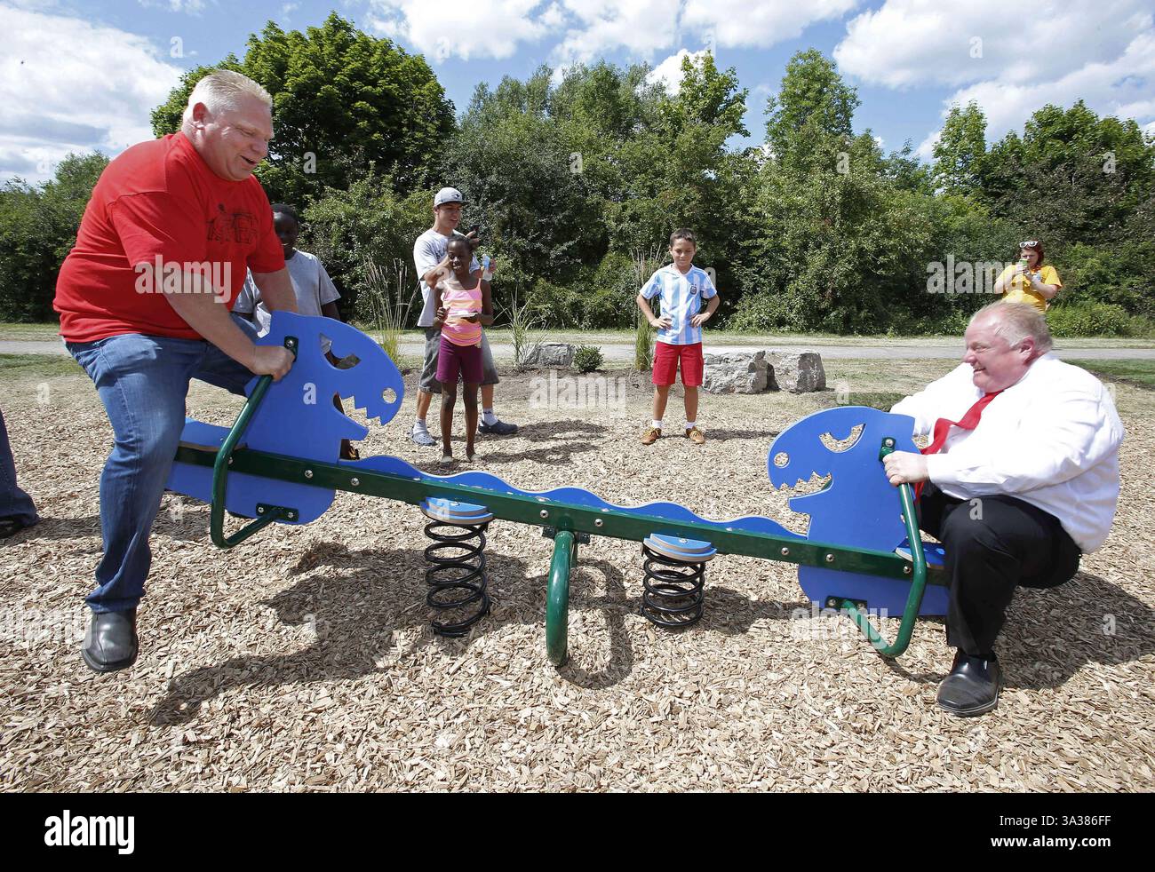 July 27, 2014 - Toronto, Canada - Toronto Mayor ROB FORD and his ...