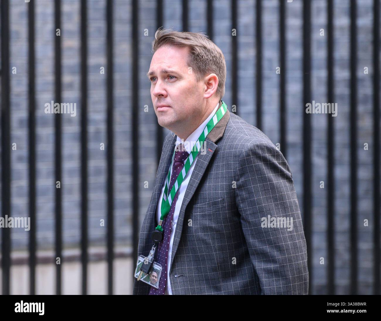 Sam Rushworth MP (Lab: Bishop Auckland) in Downing Street for a meeting ...