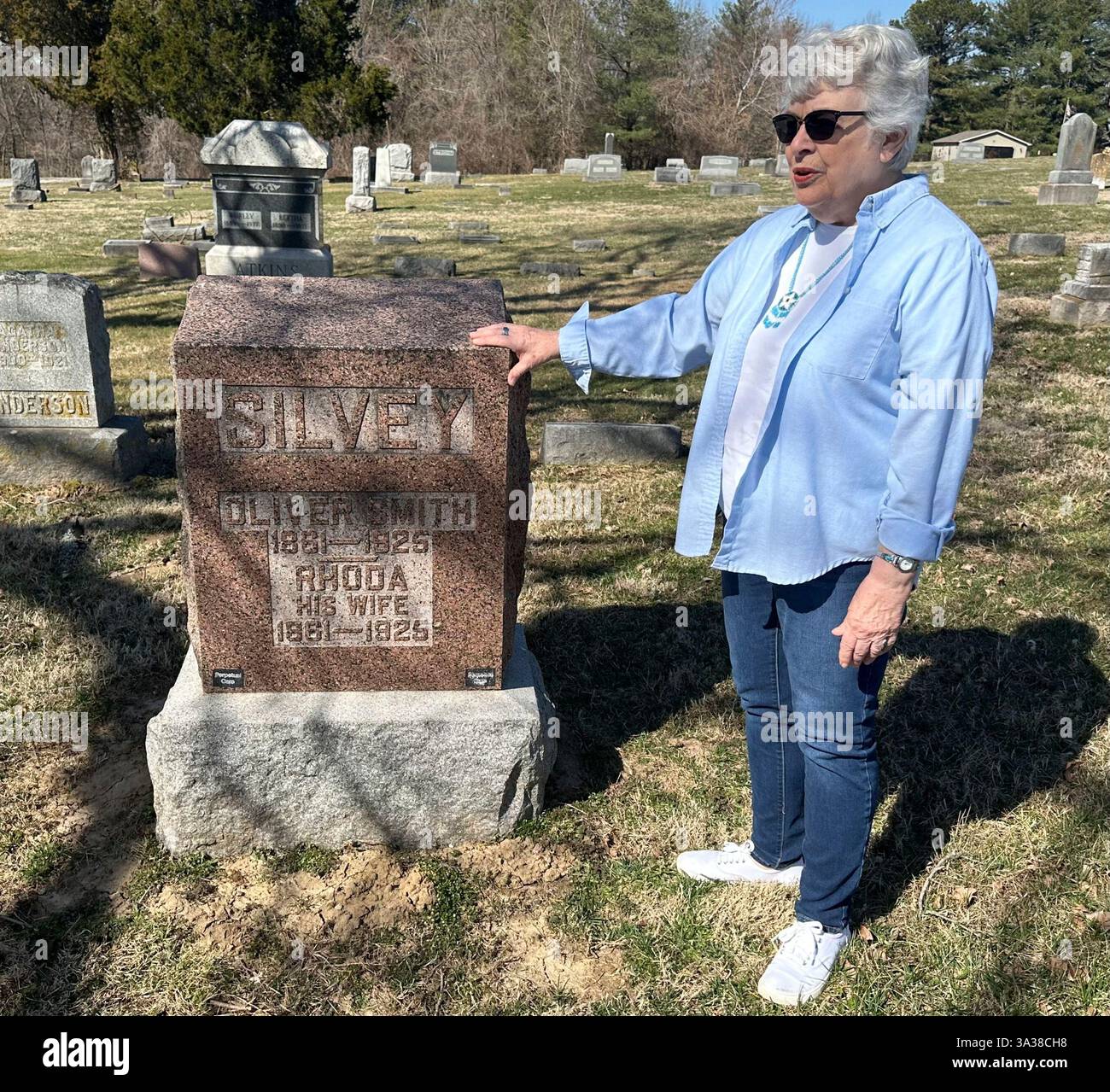 Sylvia Carvell, 81, of Murphybsoro, appears in this March 11, 2025 ...