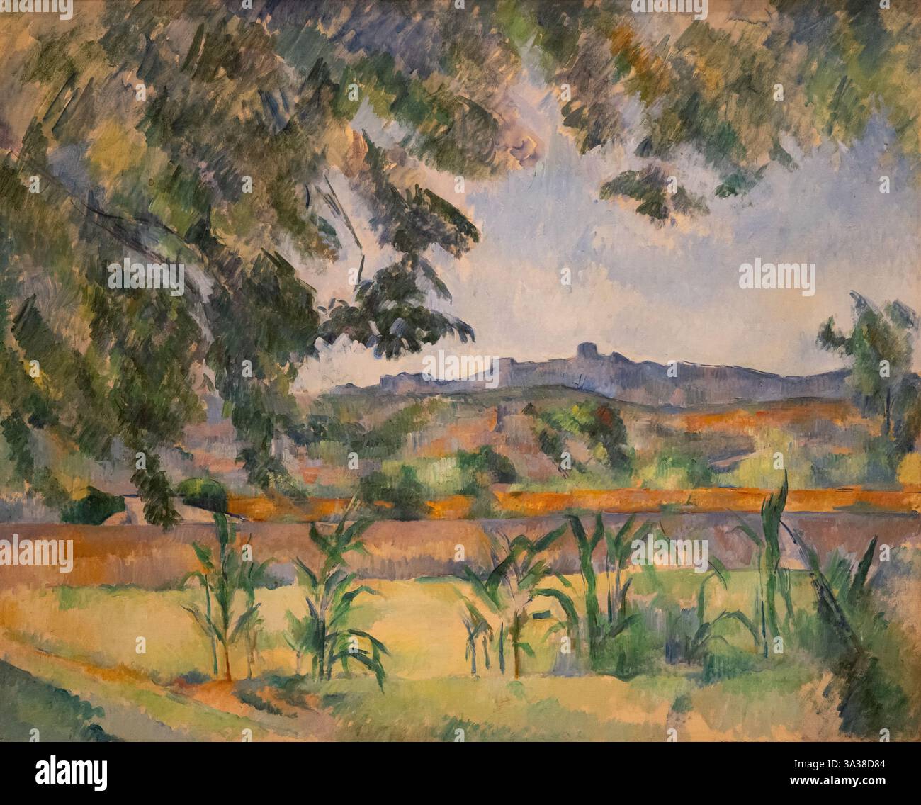 Paul Cezanne painting, Cezanne The Pilon du Roi, 1887-88. Cezanne ...