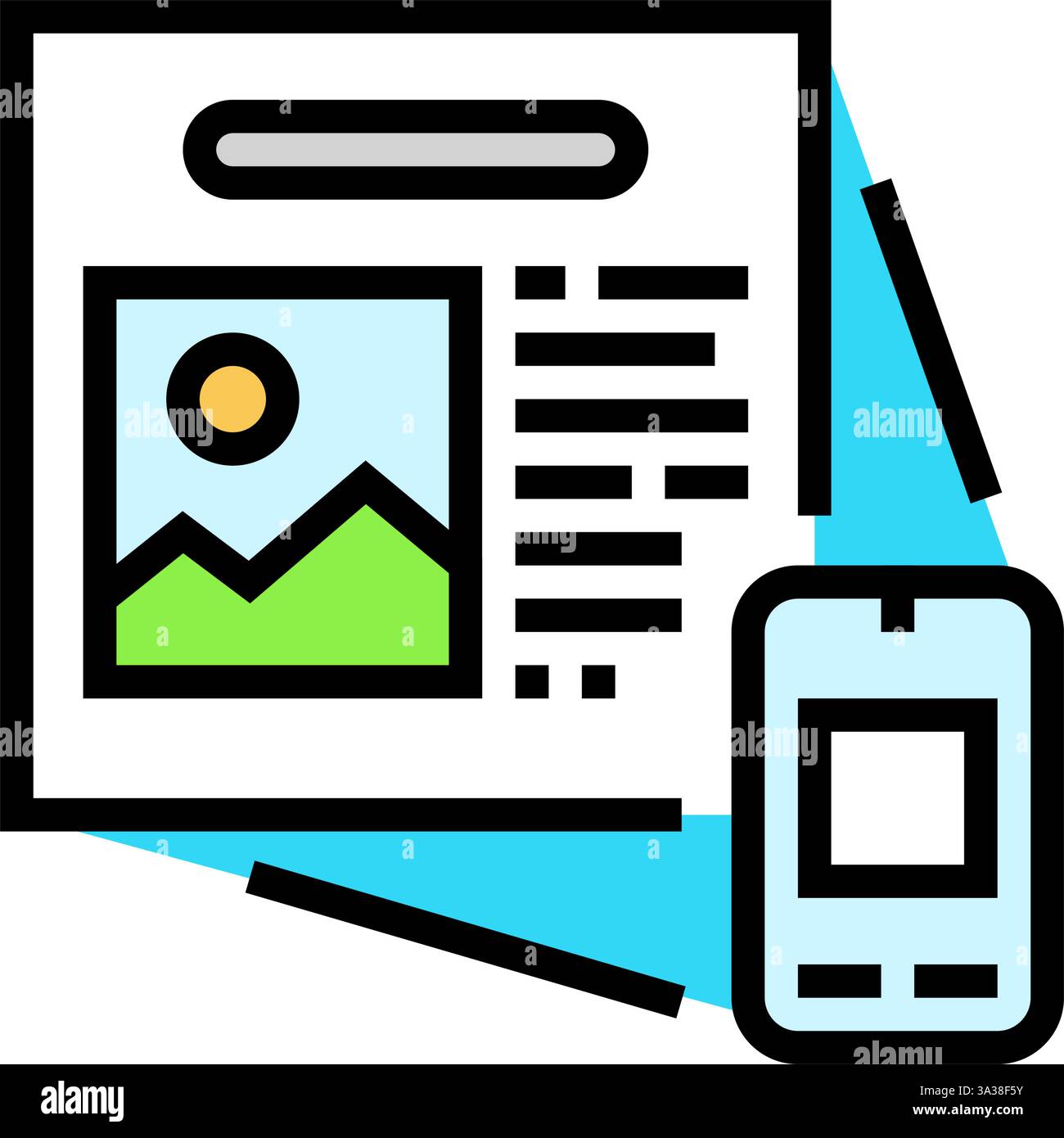 Immersive icon vector symbol Stock Vector Images - Alamy