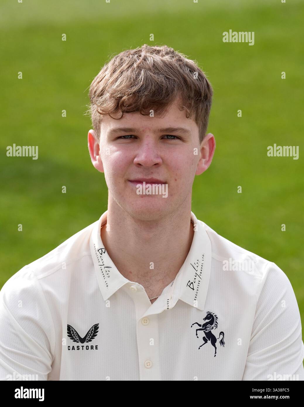 Jaydn Denly during a media day at The Spitfire Ground, Canterbury ...