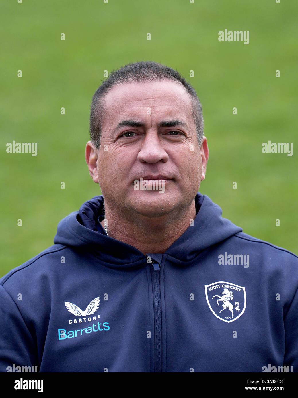 Kent head coach Adam Hollioake during a media day at The Spitfire ...