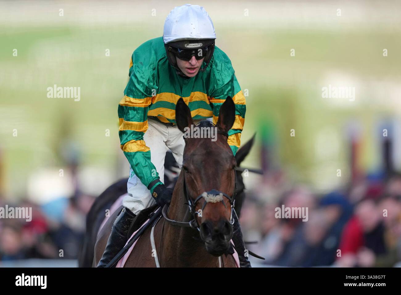 Inothewayurthinkin, ridden by Mark Walsh, wins the Cheltenham Gold Cup ...