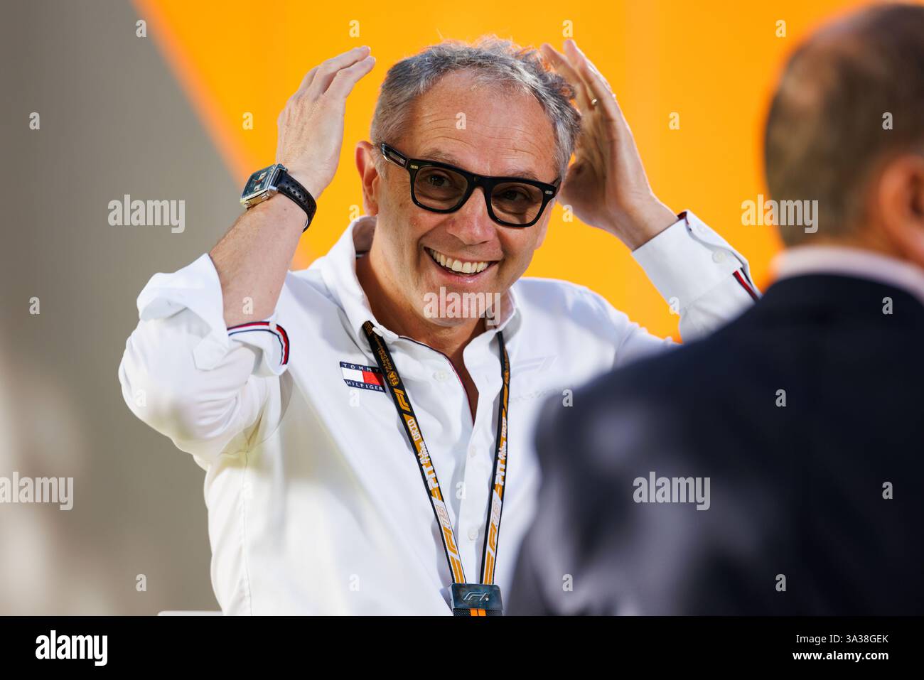 Melbourne, Australia. 14th Mar, 2025. Formula One Group CEO Stefano ...