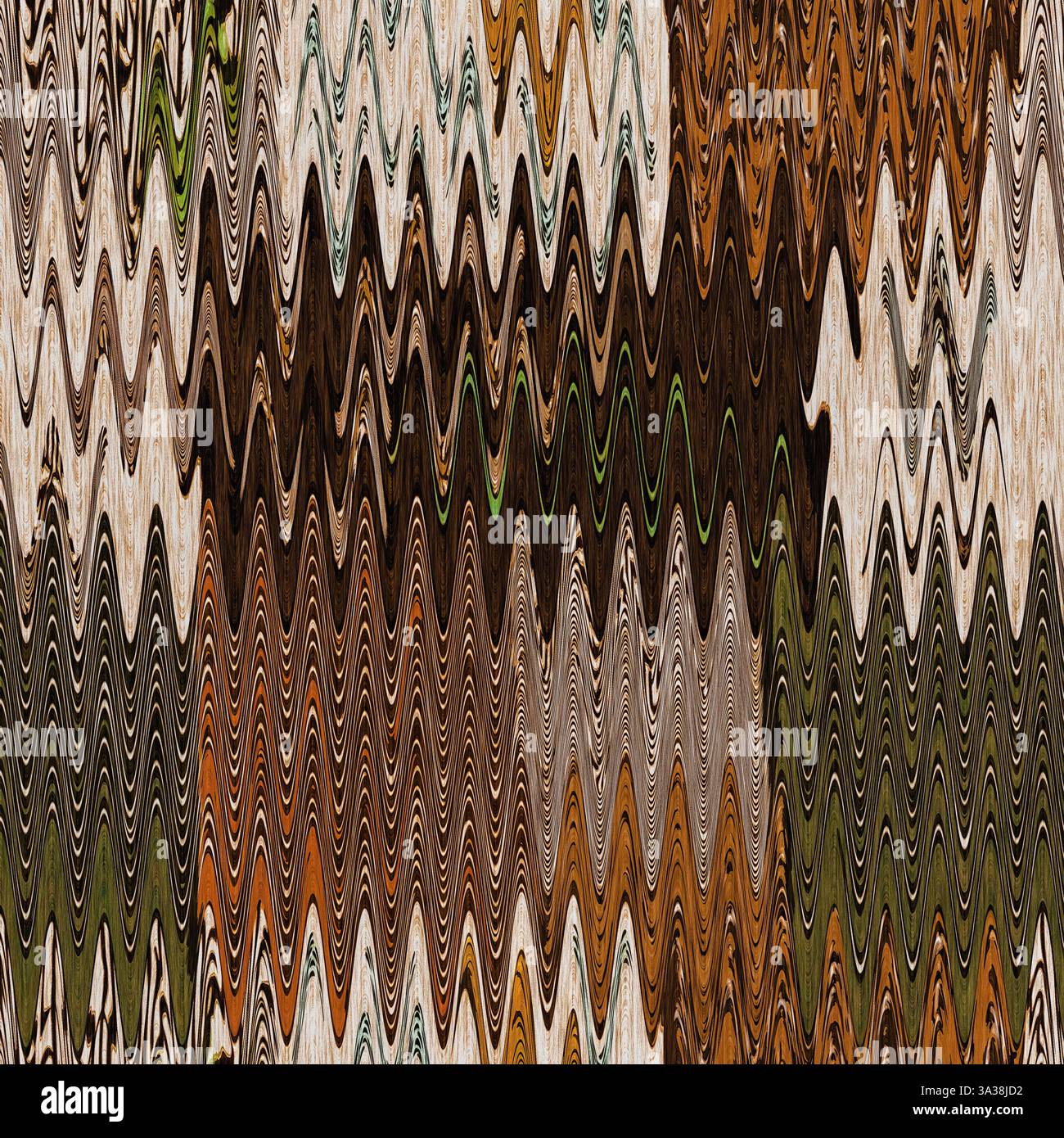 Fall colour wavy marble effect seamless pattern background. Drip style ...