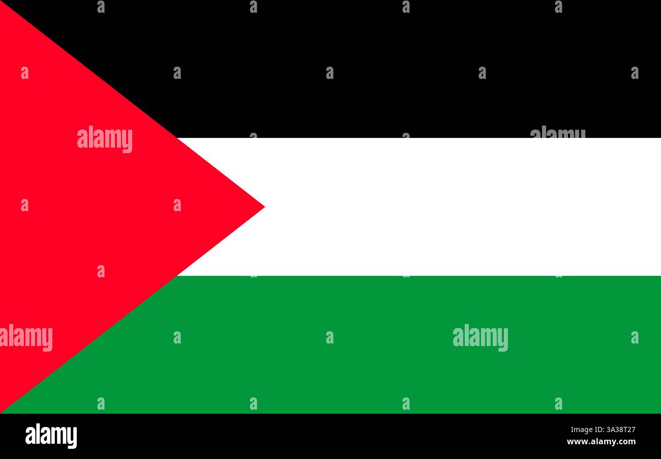 Palestine map vector illustration Stock Vector Images - Alamy