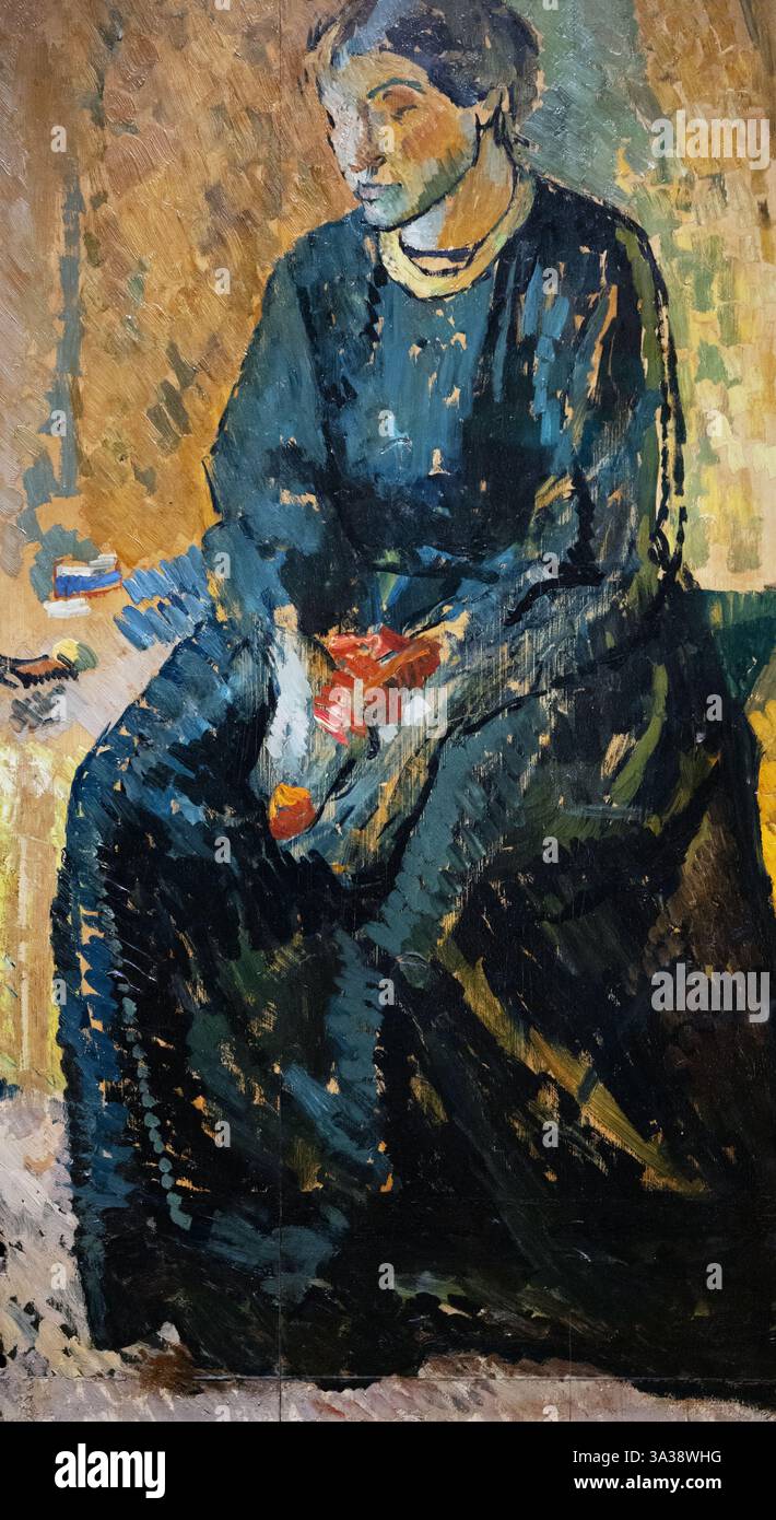 Duncan Grant painting; Duncan Grant, Seated Woman Ka Cox (Katherine Cox ...