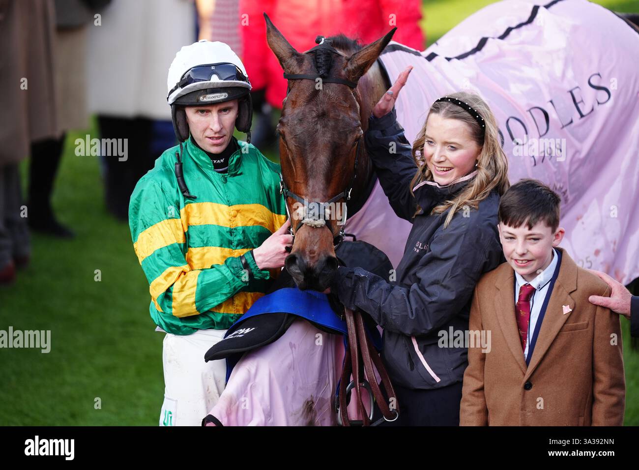 Mark Walsh with Inothewayurthinkin after winning the Boodles Cheltenham ...