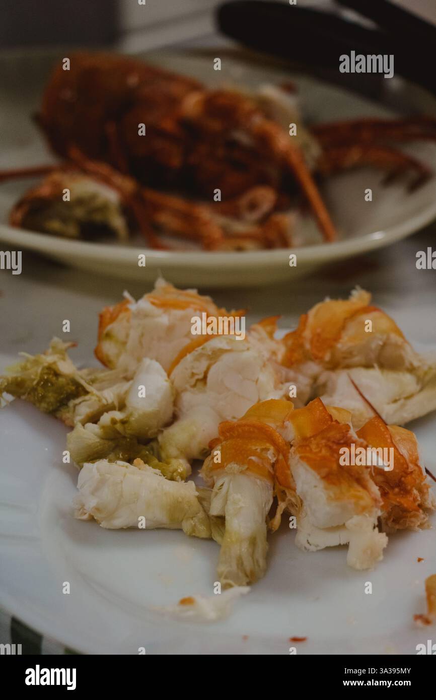 Steamed red lobster prepared hi-res stock photography and images - Alamy