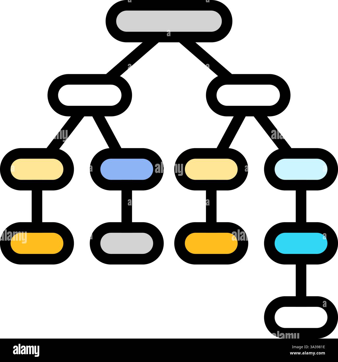 syntax tree nlp color icon vector illustration Stock Vector Image & Art ...