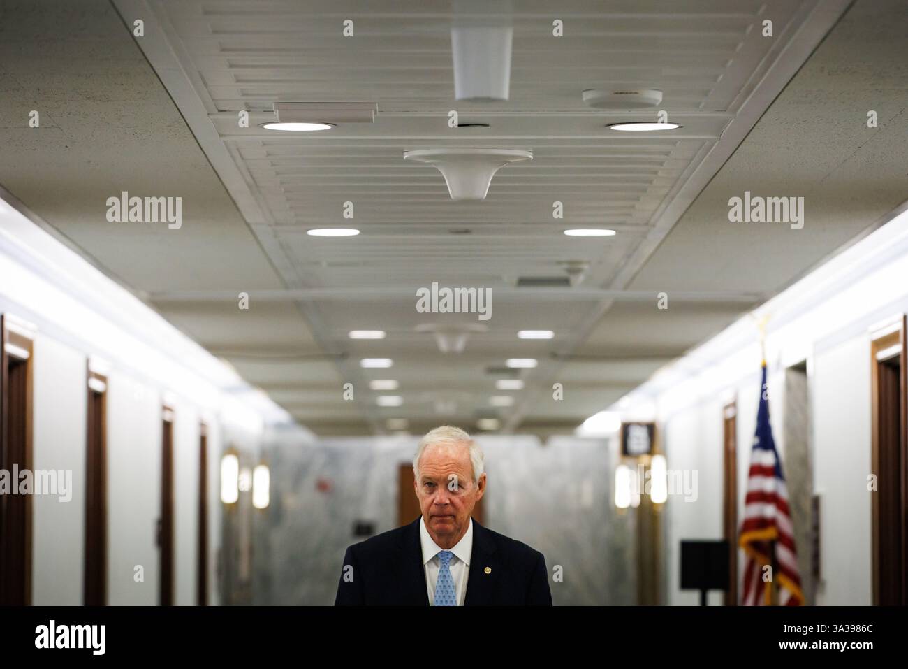 Washington, United States. 14th Mar, 2025. U.S. Sen. Ron Johnson (R-WI ...