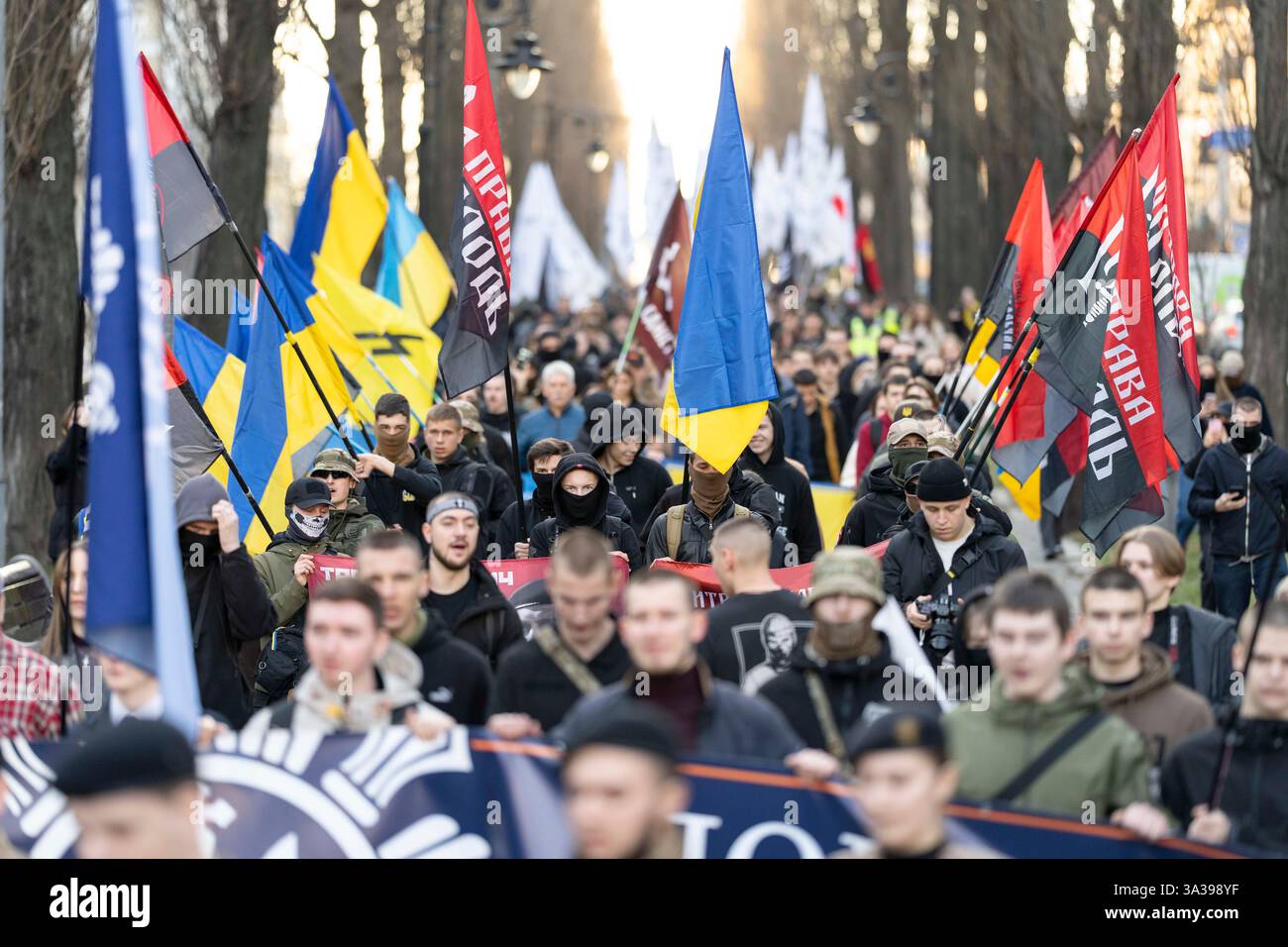 Kyiv, Kyiv City, Ukraine. 14th Mar, 2025. March in honor of Ukrainian ...