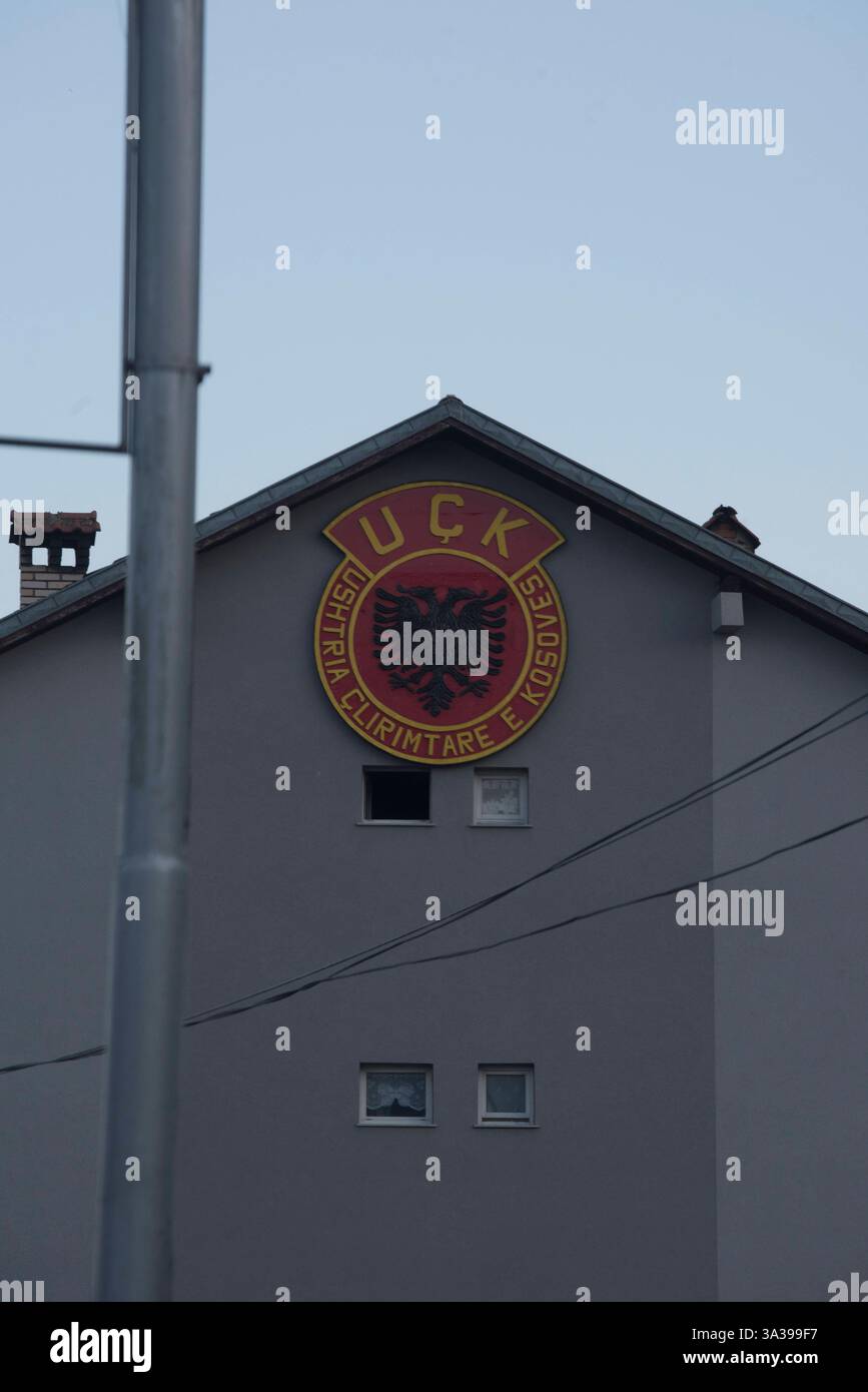 the signs of uck the kosovo military the uck the kosovo military Stock ...