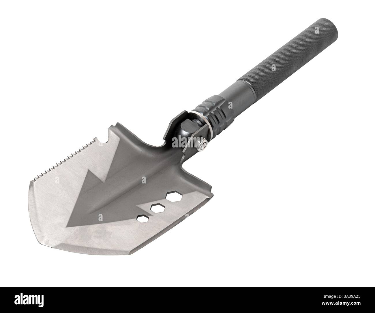 Compact and versatile folding shovel multitool, ideal for camping ...