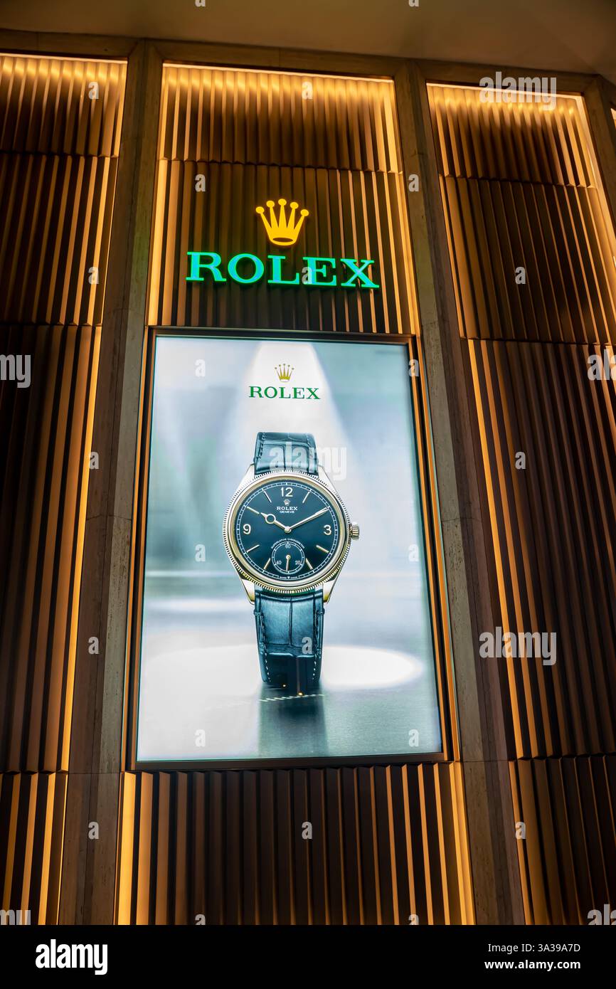 an advertisement for Rolex watches, featuring the "Rolex 1908" model ...