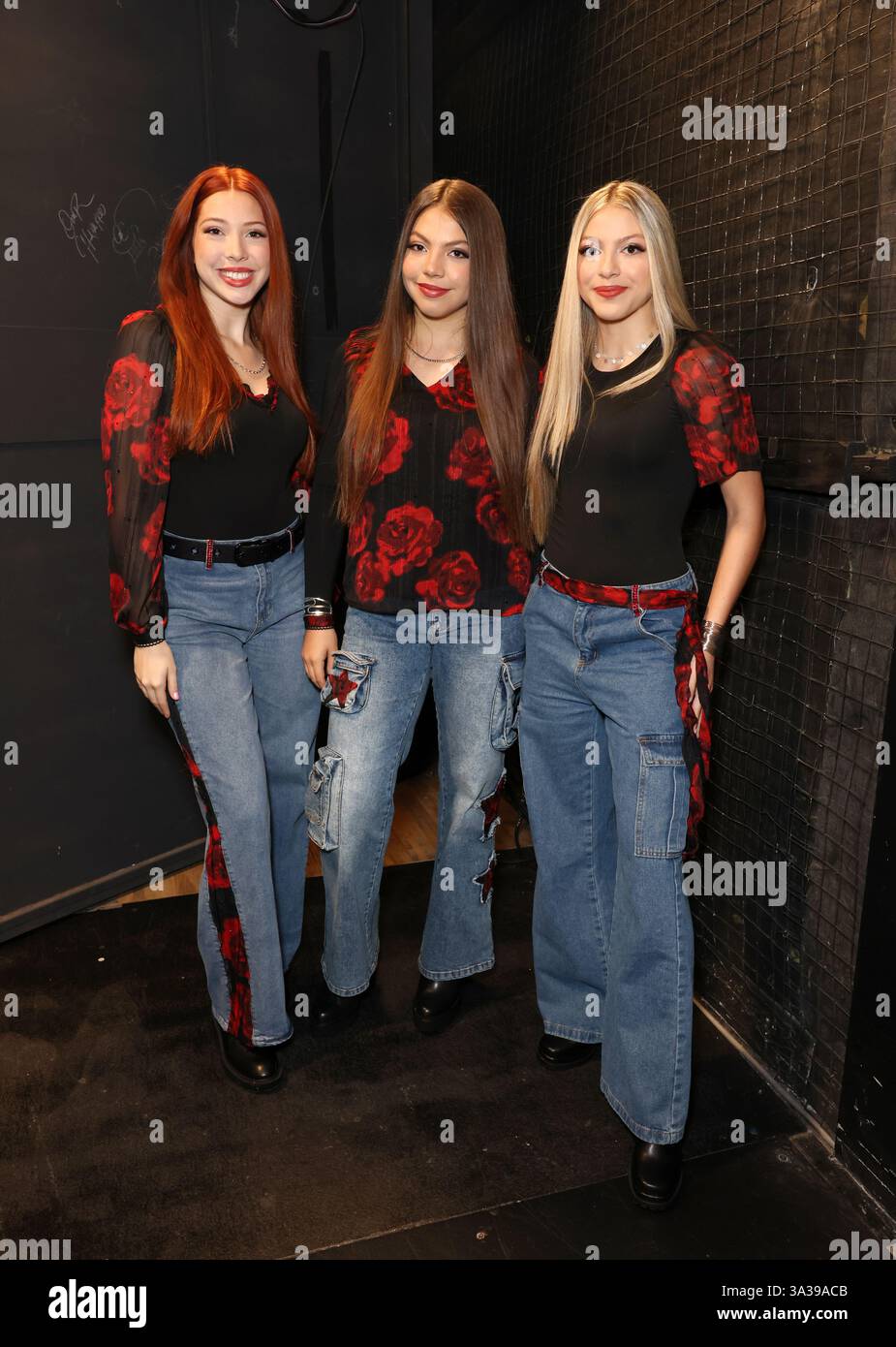 DORAL, FL-MARCH 14: Triple Charm (L-R) Raena, Amalia and Gabriela are ...
