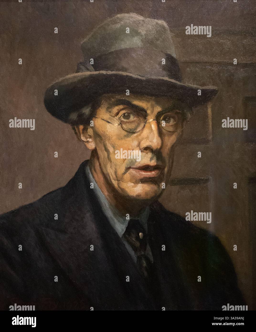 Roger Fry painting; Roger Fry; "Self Portrait" 1928; Bloomsbury Group ...