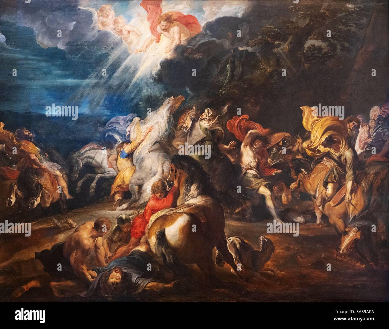 Peter Paul Rubens painting; Rubens "The Conversion of Saint Paul" 1610 ...