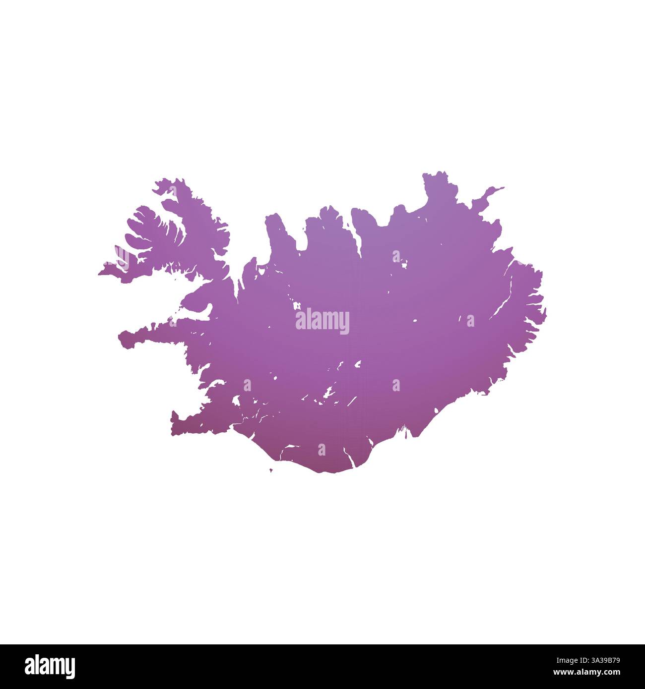 Map of Iceland, sign silhouette. World Map Globe. Vector Illustration ...
