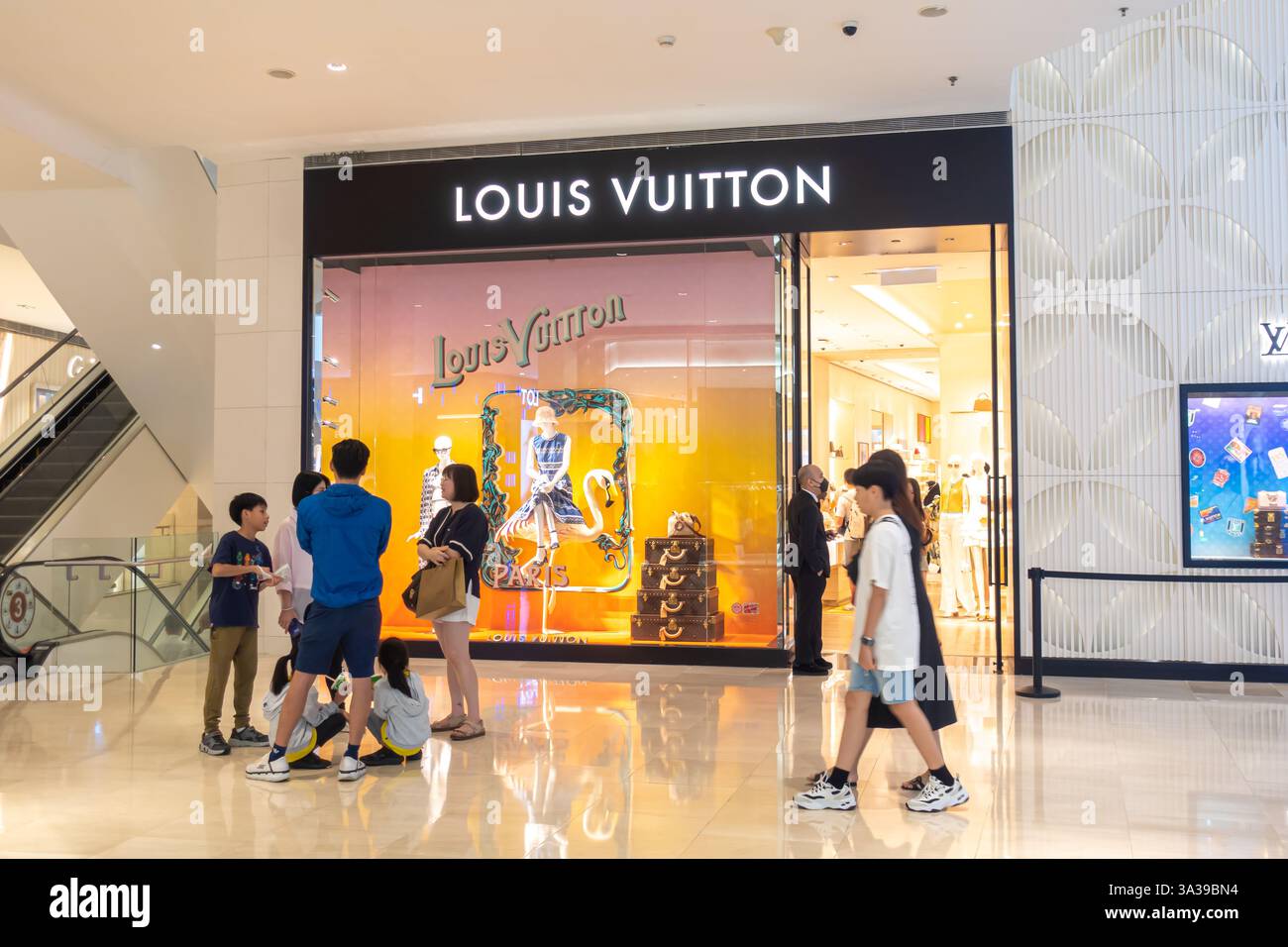 Louis Vuitton store in Pavilion Kuala Lumpur an upscale shopping mall ...