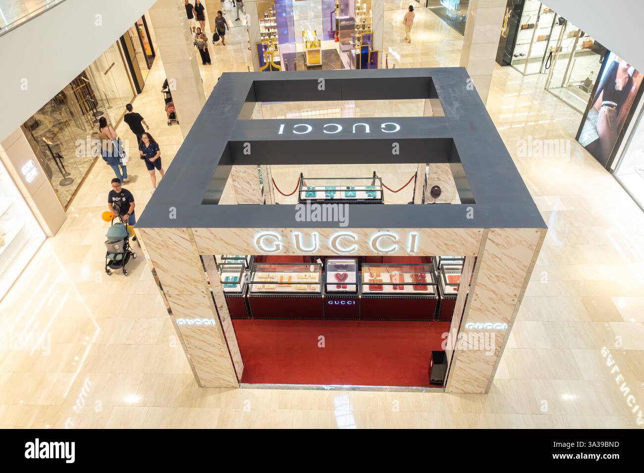 Gucci store located in Pavilion Kuala Lumpur an upscale shopping mall ...