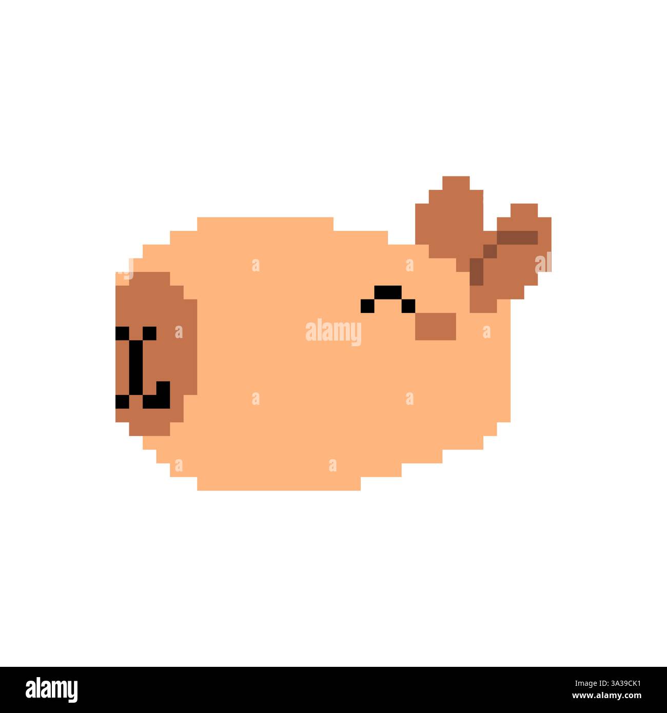 Mosaic pixel art face hi-res stock photography and images - Alamy