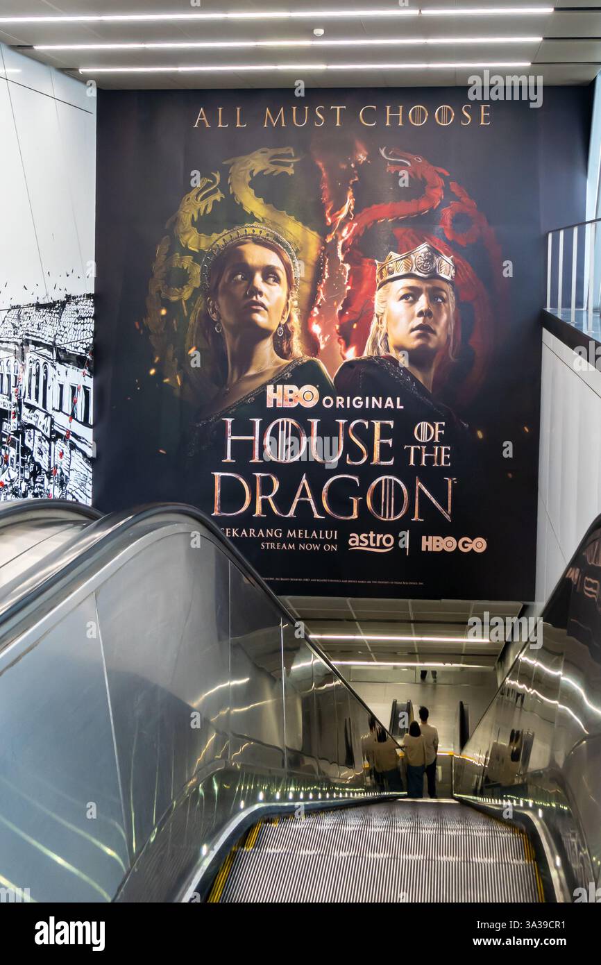 a promotional poster for the HBO series "House of the Dragon," which ...