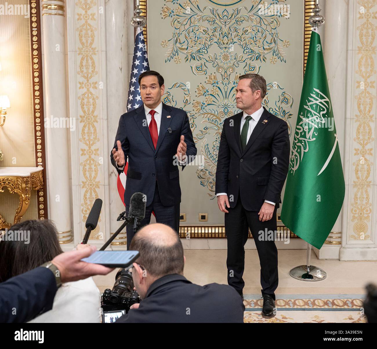 Secretary Marco Rubio and U.S. National Security Advisor Mike Waltz ...