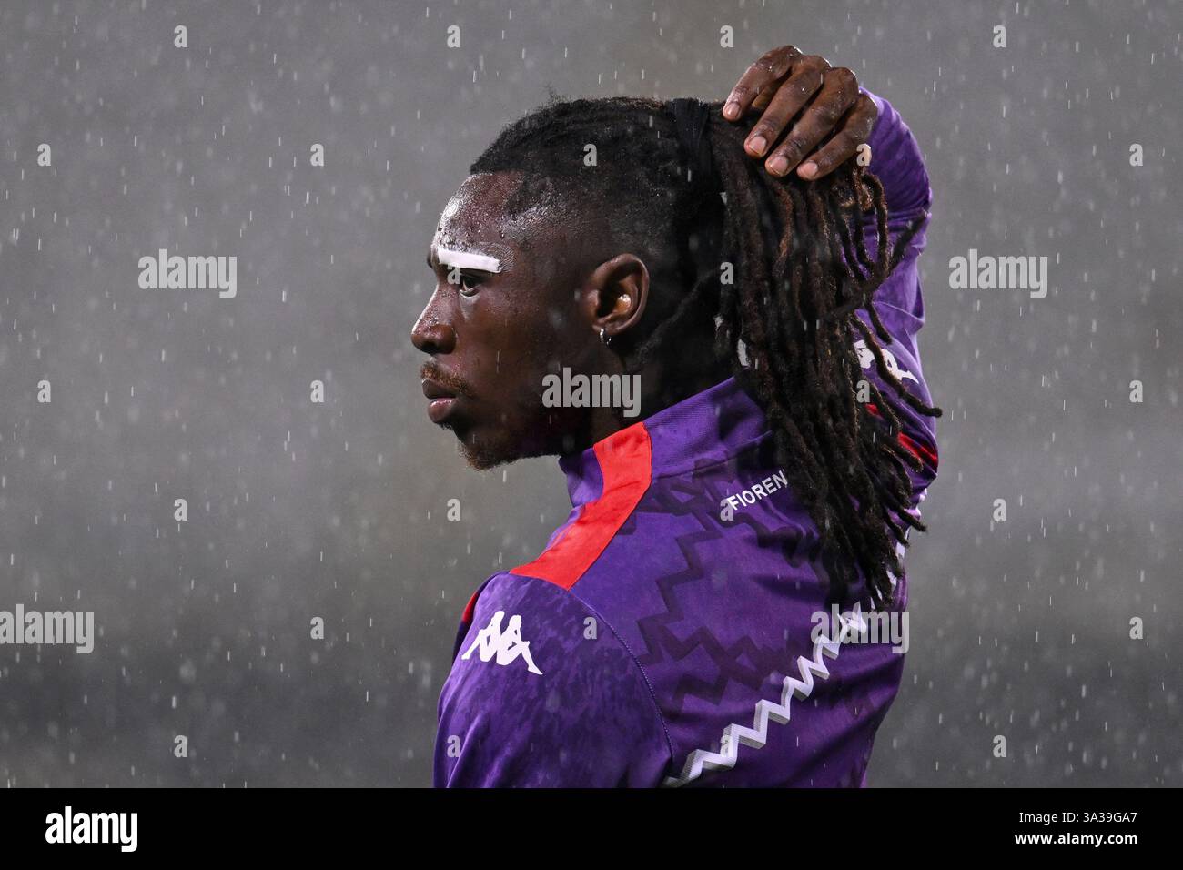 Florence, Italy. 13th Mar, 2025. ACF Fiorentina's forward Moise Kean ...