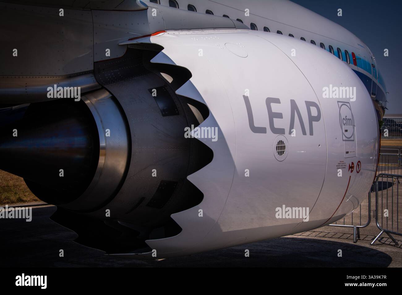 The CFM LEAP-1B is used to power the Boeing 737 Max range Stock Photo - Alamy