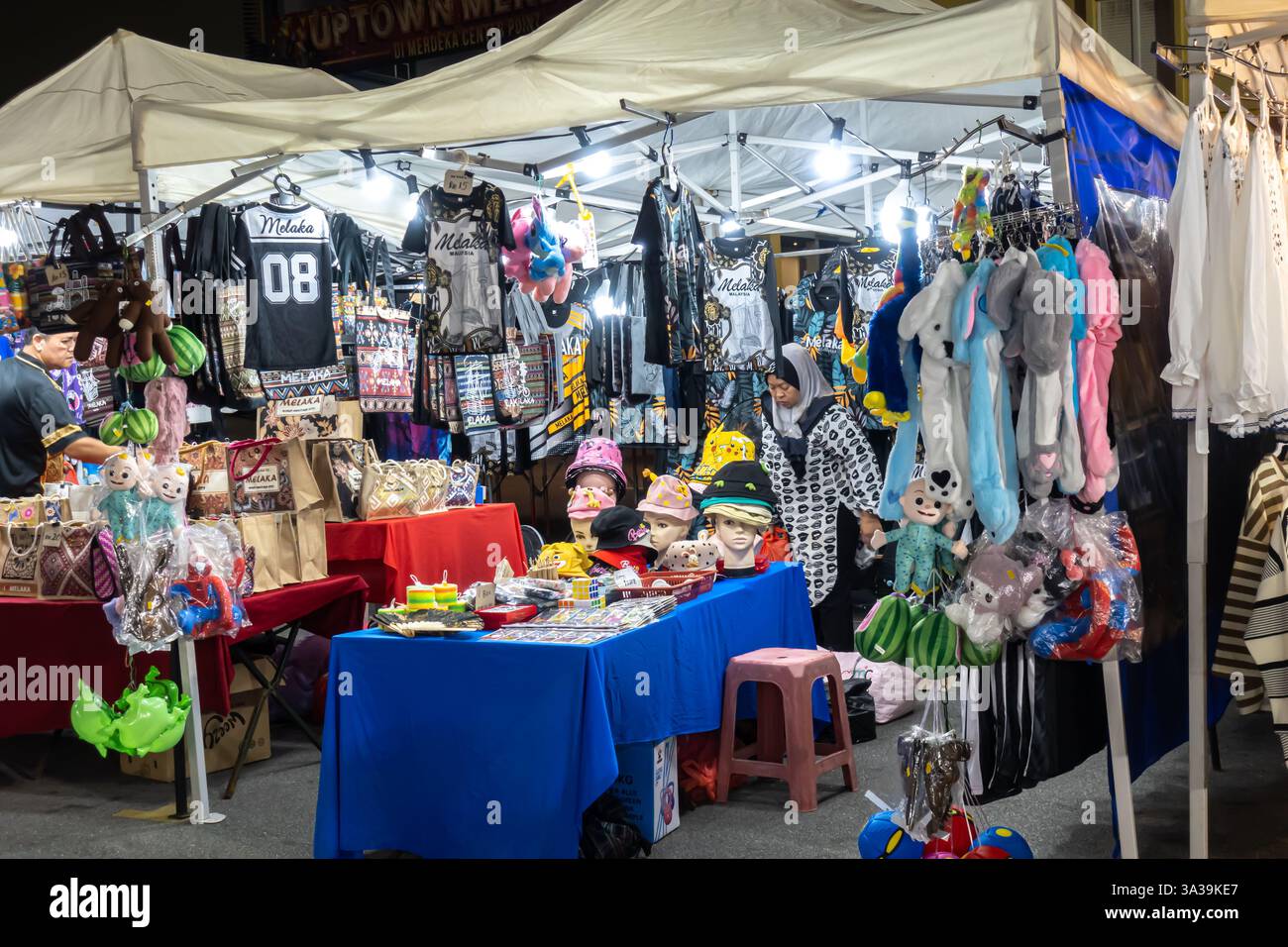 Clothes clothing sold at Jonker night market in Malacca Malaysia Stock ...