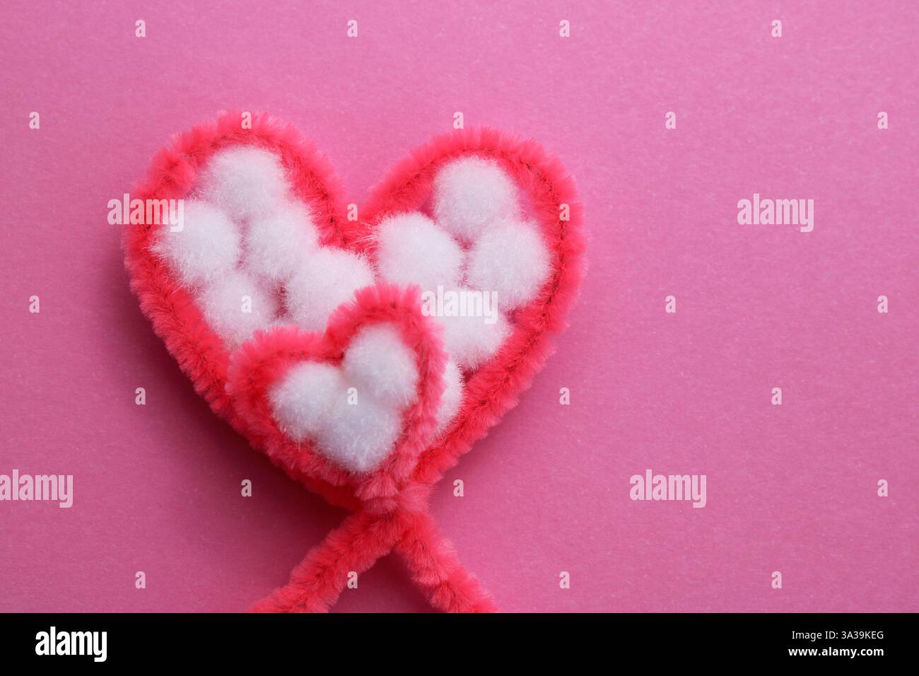 Mother and child represented by two hearts Stock Photo - Alamy