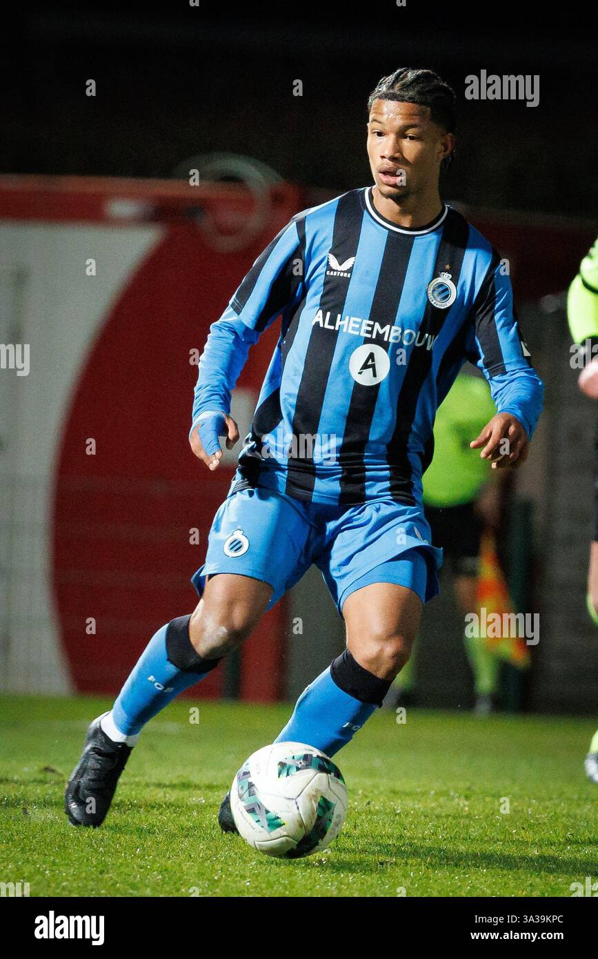 Roeselare, Belgium. 14th Mar, 2025. Club's Shandre Campbell pictured in ...