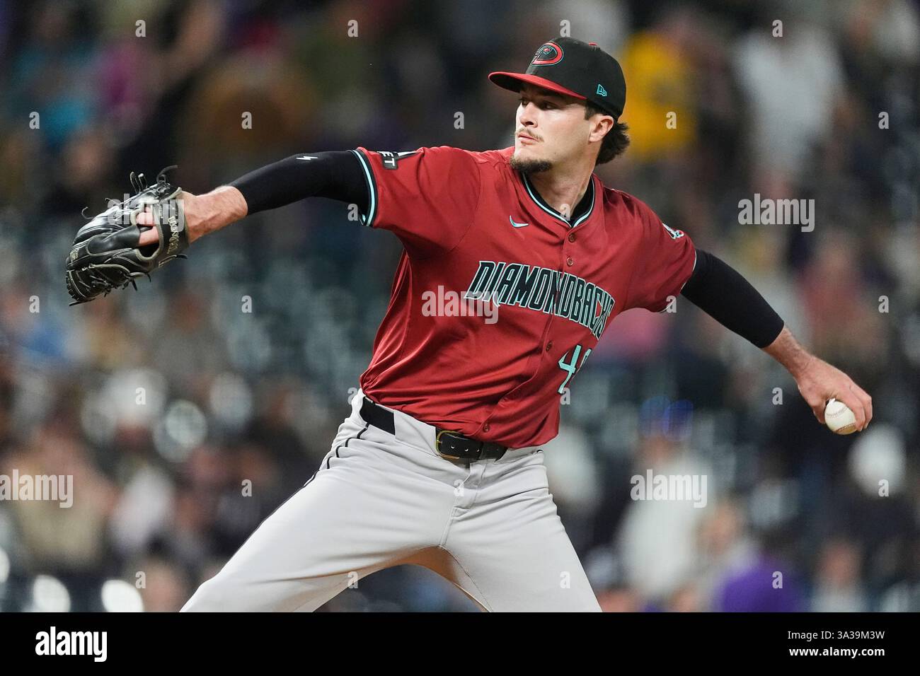 FILE - Arizona Diamondbacks relief pitcher Blake Walston (48) in the ...