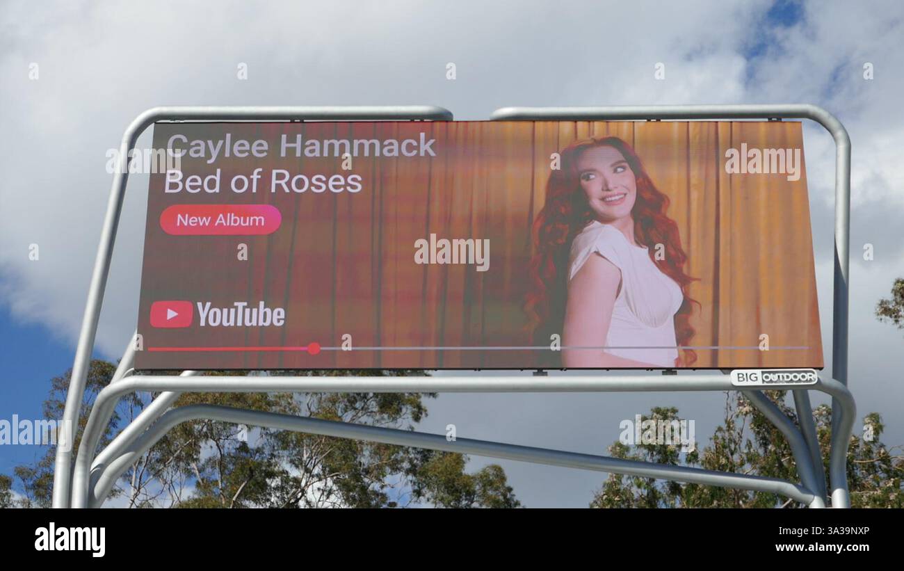 Los Angeles, California, USA 13th March 2025 Caylee Hammack Bed of ...